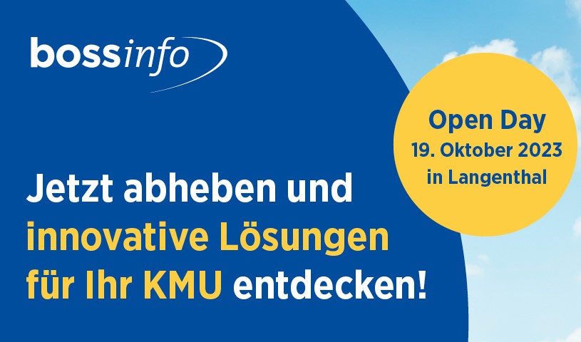Open Day «Innovative Lösungen für KMU» Event auf der topsoft